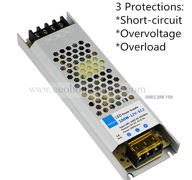 Bộ Nguồn Adapter / LED Driver DC 12V – Nguồn Cho Đèn LED Chất Lượng Cao